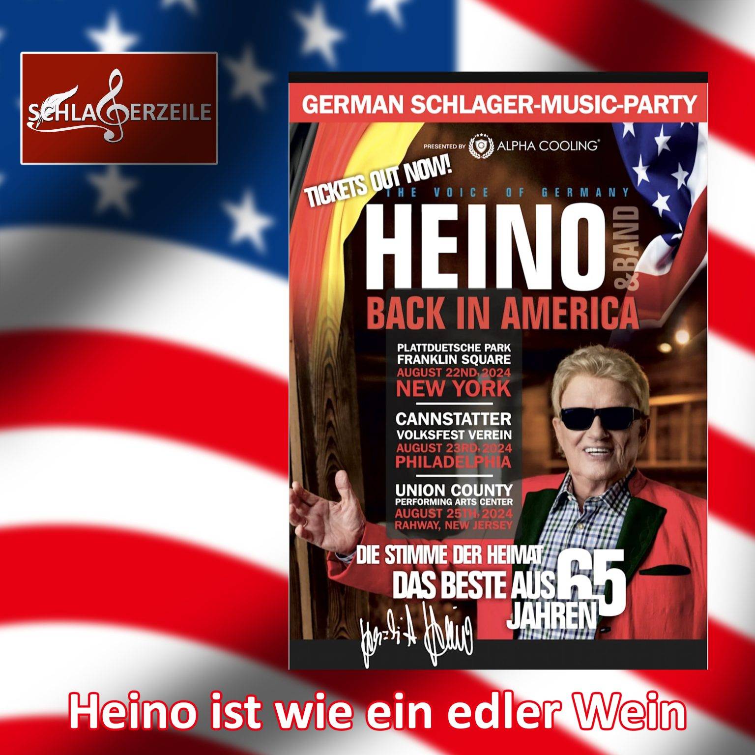 Heino ist wie ein guter Wein | Schlagerzeile.de